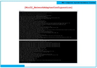 Wmi computer system hardware classes(2) - v01 | PPT