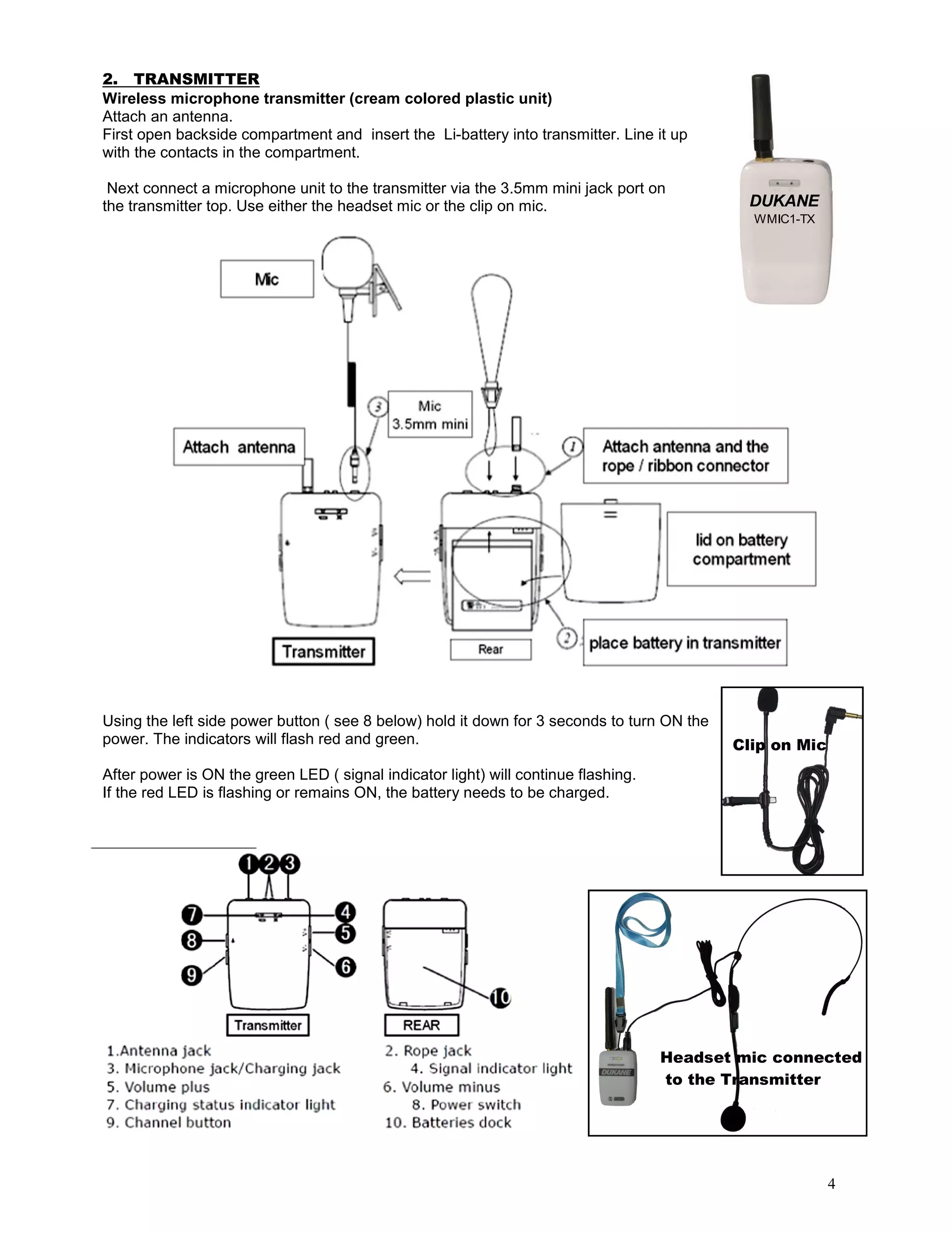 Dukane Wmic1 user guide | PDF
