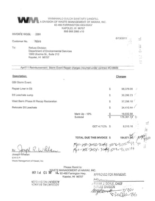 Waste Management Invoices | PDF