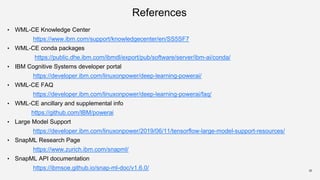 WML OpenPOWER presentation | PPT