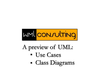 UML Use Case & Class Diagrams (College 2003) | PPT