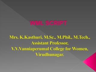 WML Script.pptx