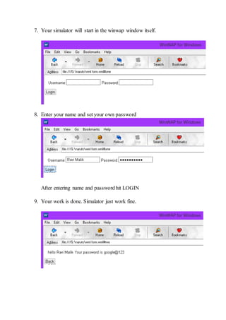 Wml step by step | PDF