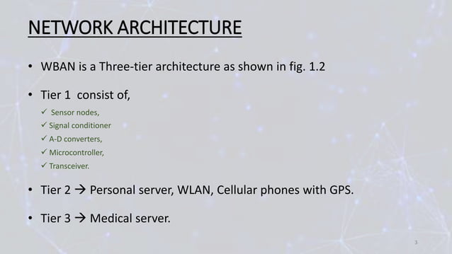 Wireless Mobile Networks--> Wireless Body Area and Wireless Personal ...