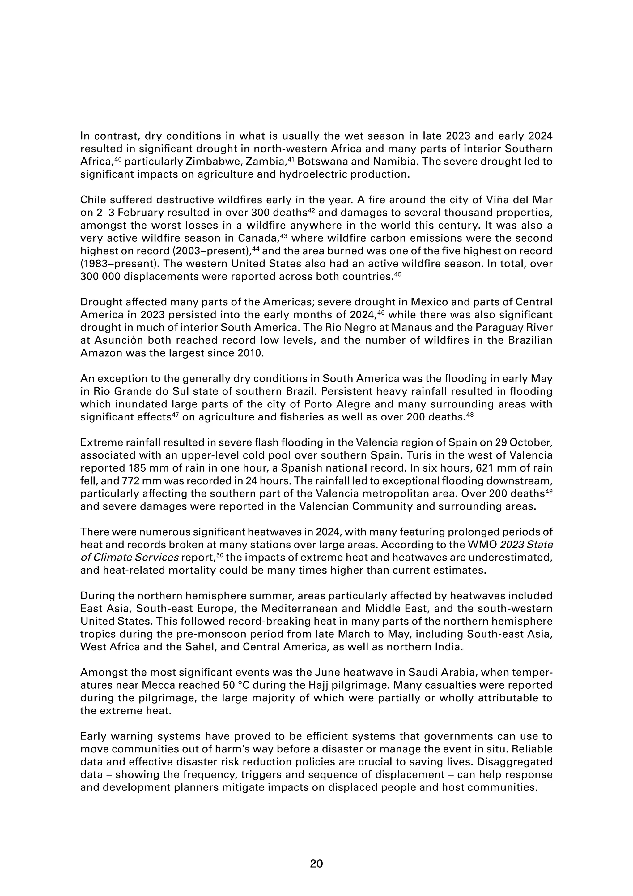 WMO The State of the Global Climate 2025 | PDF