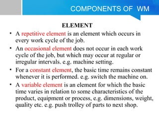 work measurement_operation management | PPT