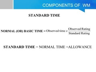 work measurement_operation management | PPT | Business | Business and ...