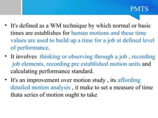 work measurement_operation management | PPT | Business | Business and ...