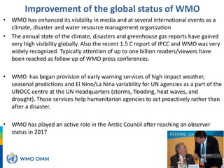 WMO UPDATE Secretary general Prof. Petteri Taalas | PPTX