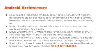 Android Architecture, Environment, and Components.pptx