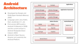 Android Architecture, Environment, and Components.pptx