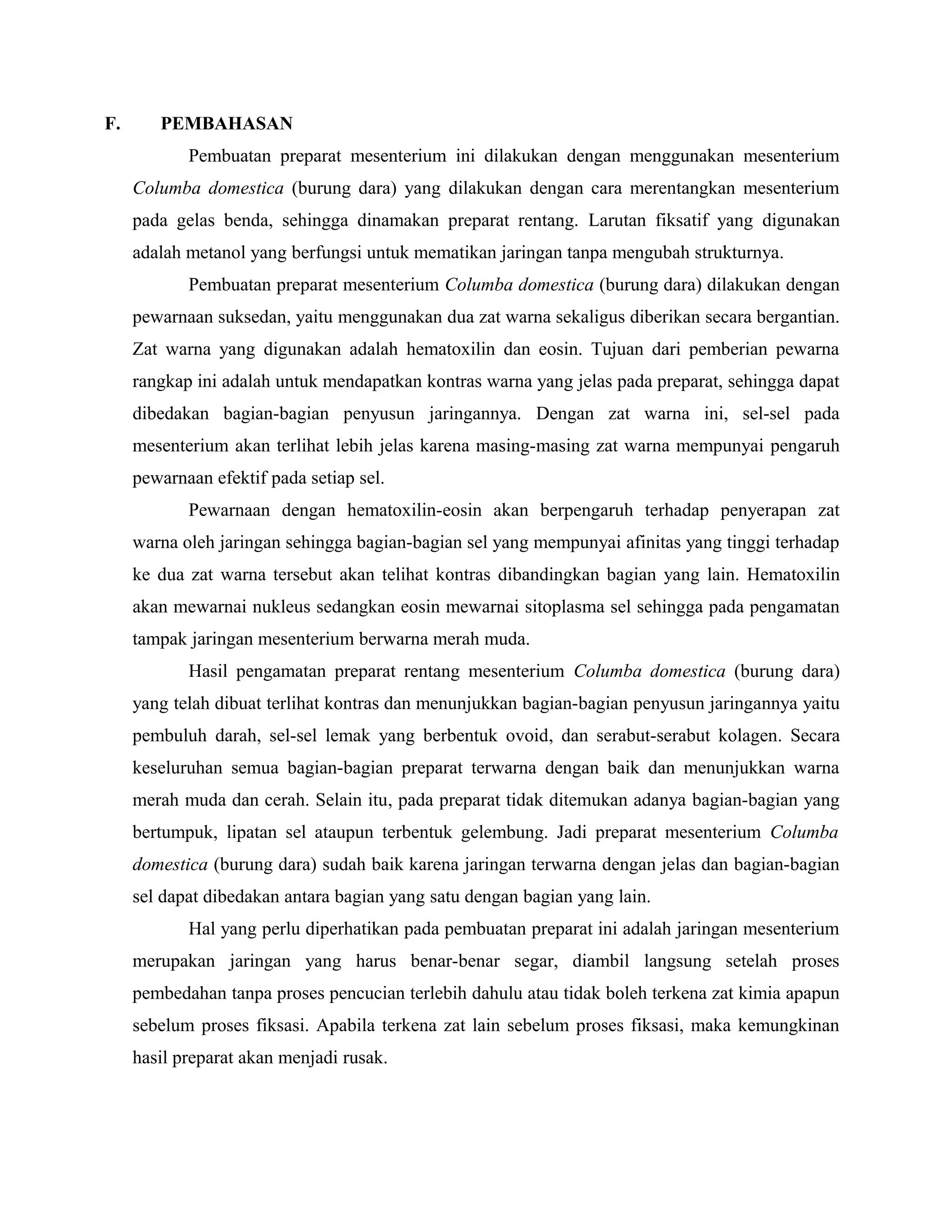 Preparat Whole Mount Protozoa_Preparat Rentang Mesenterium_Preparat ...