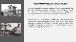 Wickham Market research detailing | PPTX