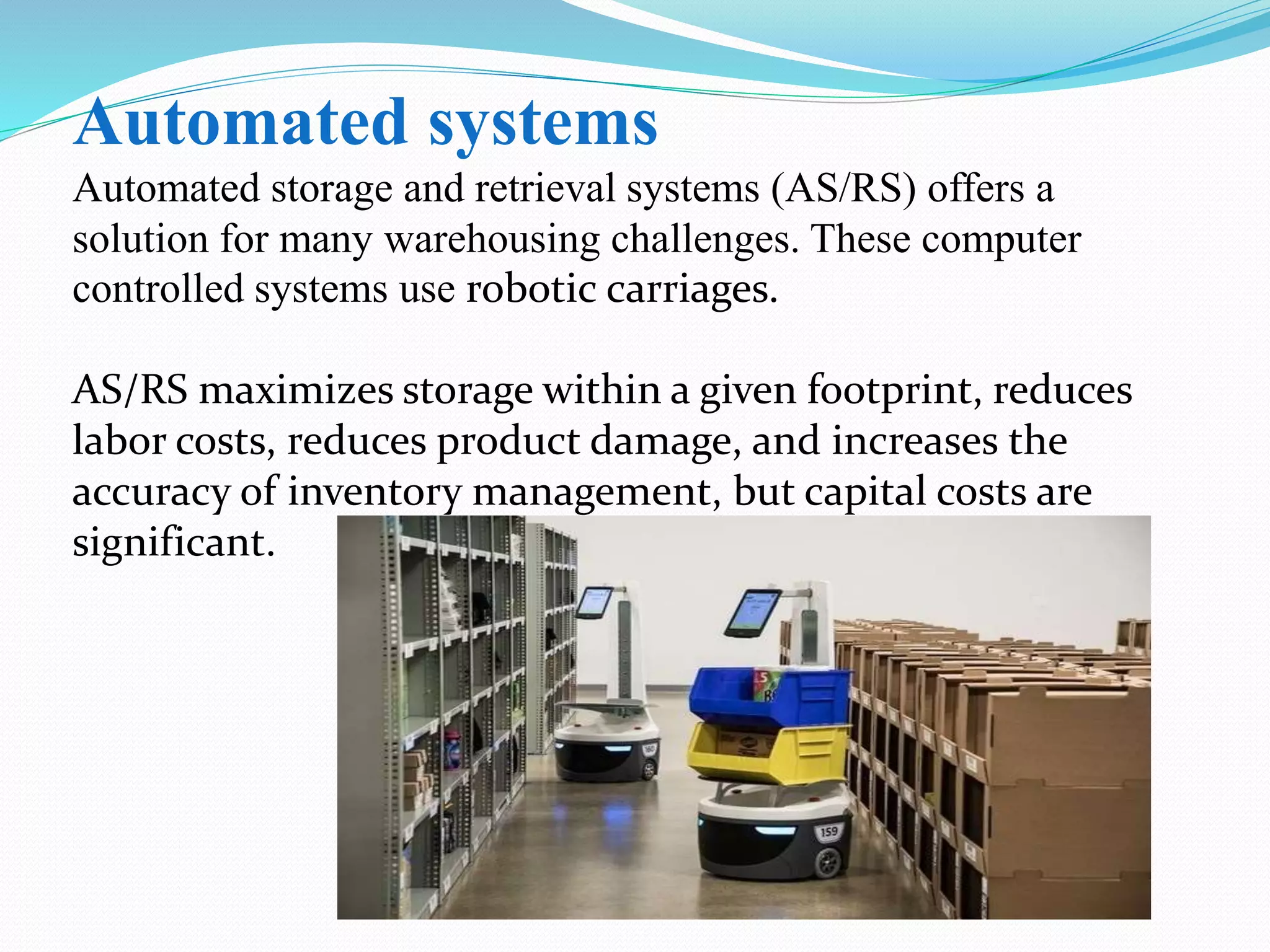 Warehouse system racking and mapping | PPTX