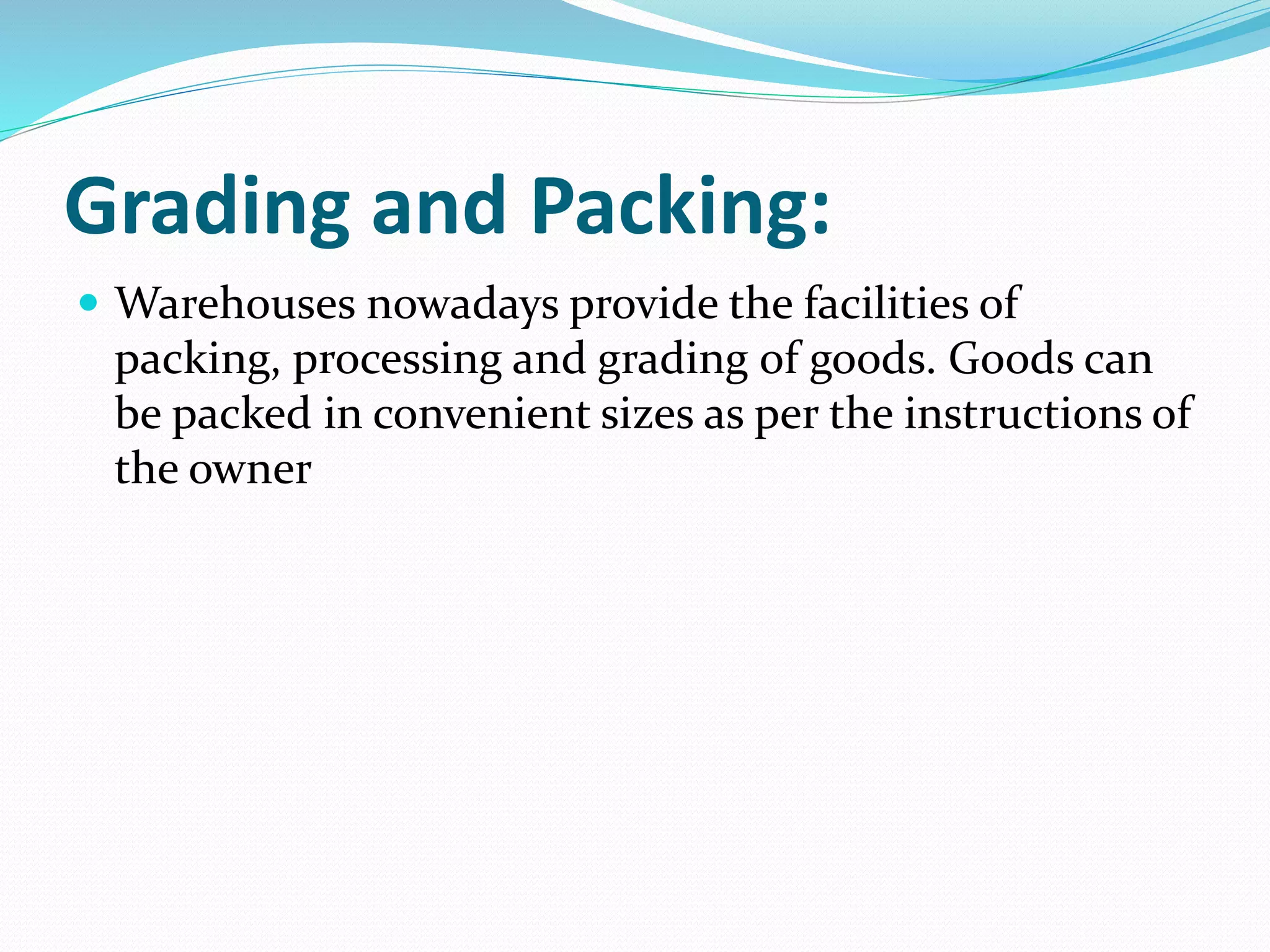 Warehouse system racking and mapping | PPTX