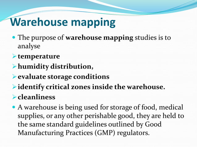 Warehouse system racking and mapping | PPTX