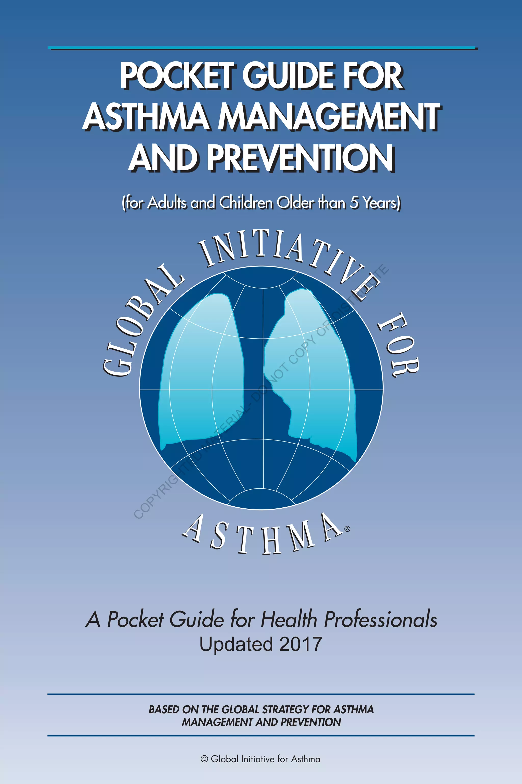 Pocket Guide for Asthma Management and Prevention (GINA 2017) | PDF