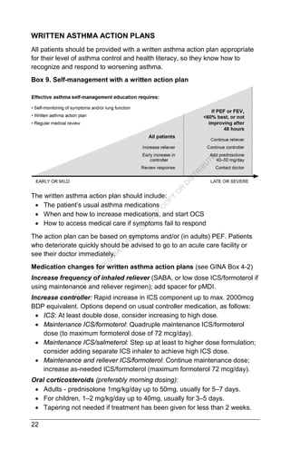 Pocket Guide for Asthma Management and Prevention (GINA 2017) | PDF