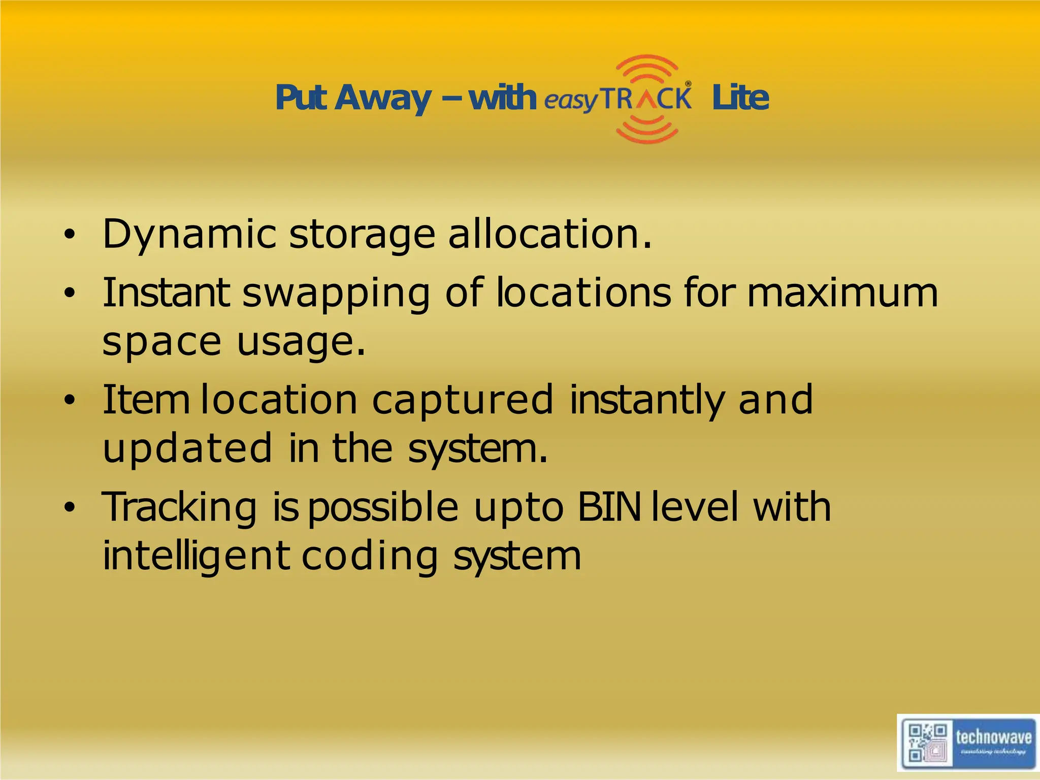 WMS (Warehouse Management System) Technowave Group | PPTX