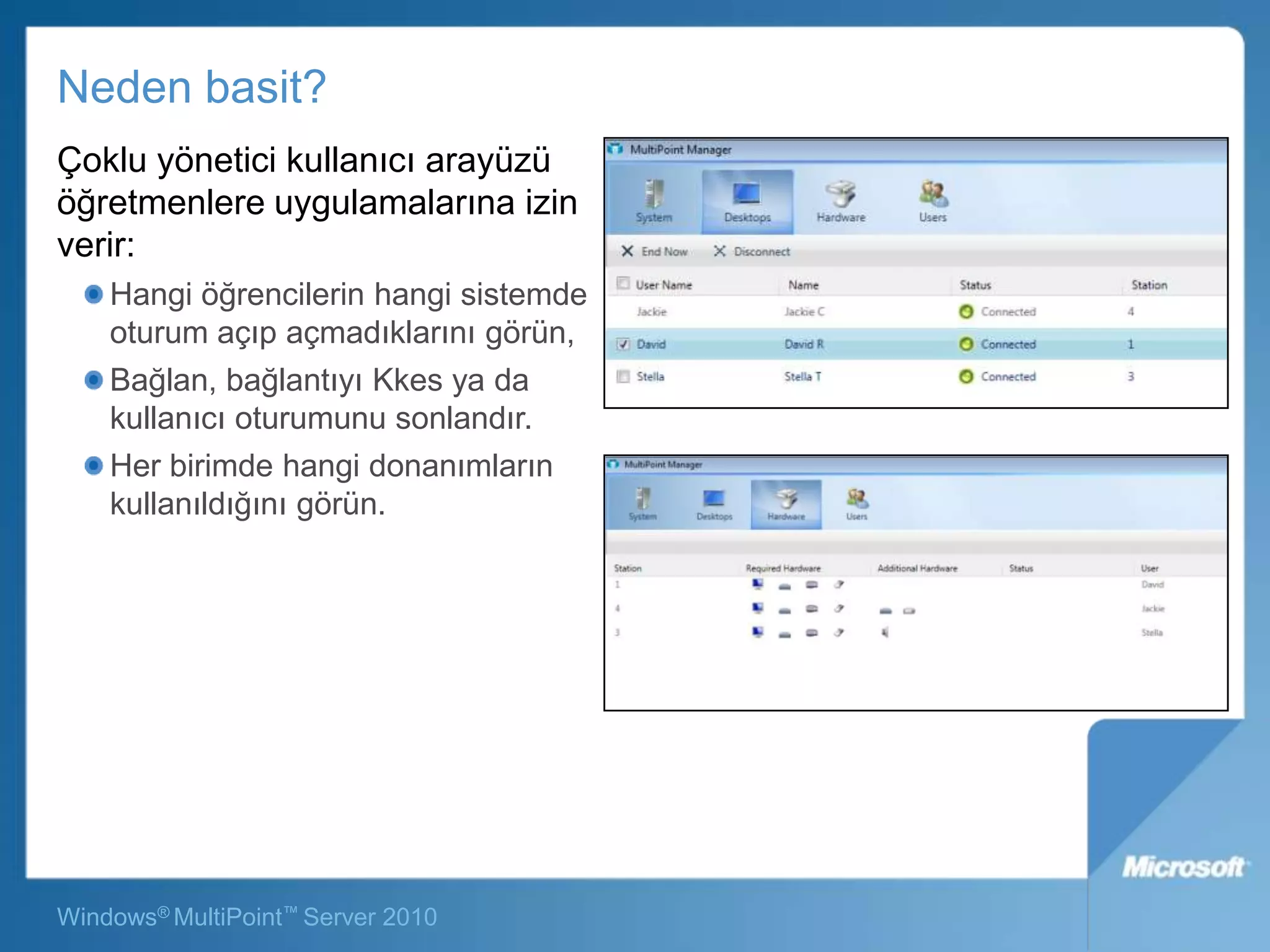 Windows MultiPoint Server 2010 | PPTX