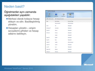Windows MultiPoint Server 2010 | PPT