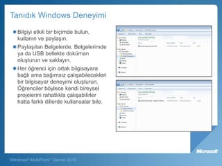 Windows MultiPoint Server 2010 | PPT
