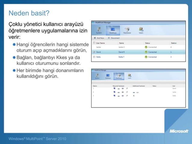 Windows MultiPoint Server 2010 | PPT
