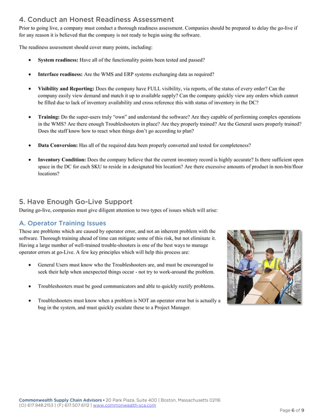 6 Tips to Avoid a Failed Warehouse Management System (WMS ...