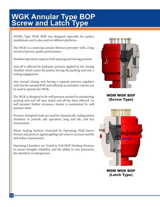 WMSP Diverter, WMSP Diverter Oilfield Equipment - WOM Group | PDF