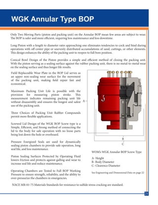 WMSP Diverter, WMSP Diverter Oilfield Equipment - WOM Group | PDF