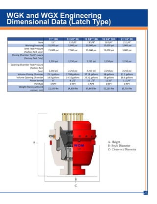 WMSP Diverter, WMSP Diverter Oilfield Equipment - WOM Group | PDF