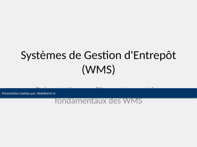 WMS_Presentation_Modern.pptxjjjjjjjjjjjj | PPTX