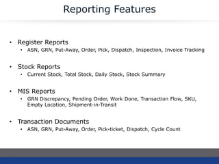 Warehouse Management System | PPTX