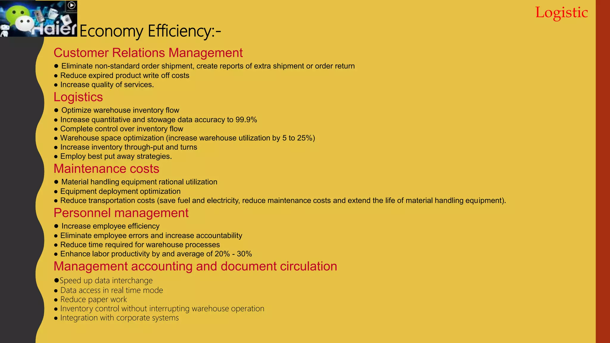 WMS (Warehouse Management System) | PPTX