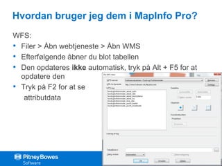 WMS, WFS og alle deres venner | PPT