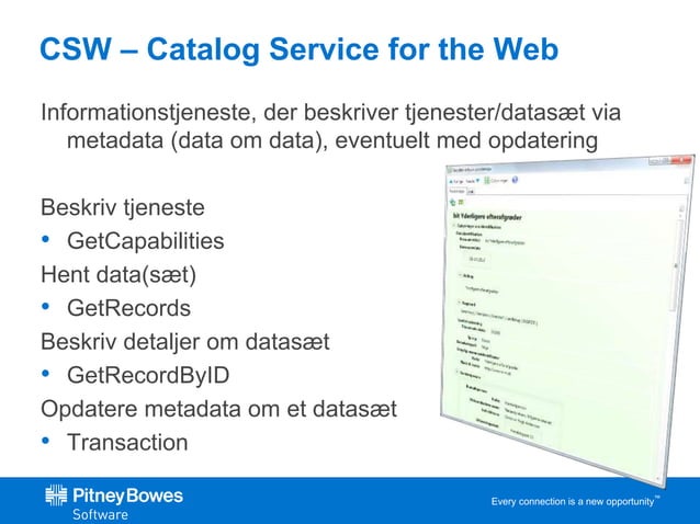 WMS, WFS og alle deres venner | PPT