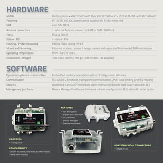 WM Systems Catalog: SMART METERING MODEMS | PDF