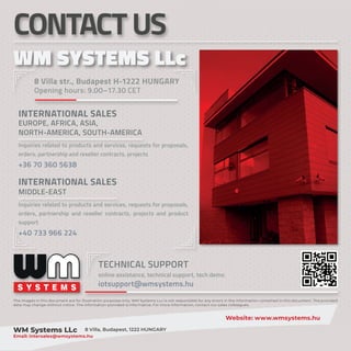 WM Systems Catalog: SMART METERING MODEMS | PDF