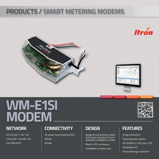 WM Systems Catalog: SMART METERING MODEMS | PDF