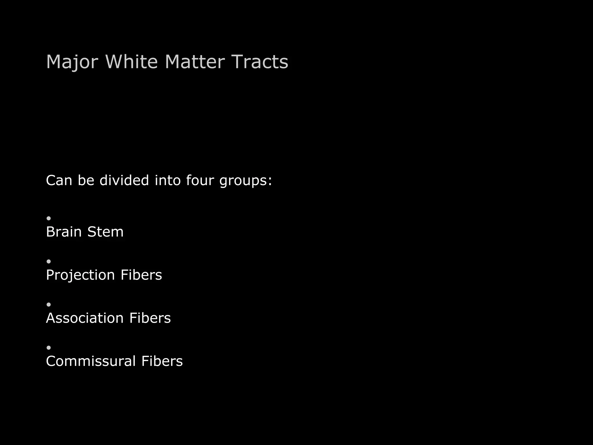 White matter tracts | PPTX