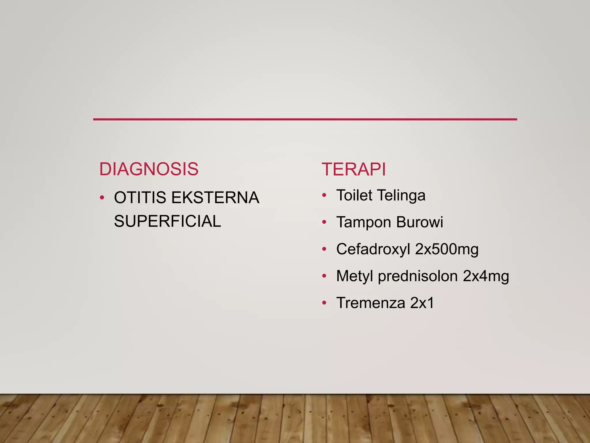 Otitis Eksterna Superficial | PPT