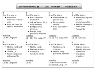 Unit plan 9 a (1) | PPT