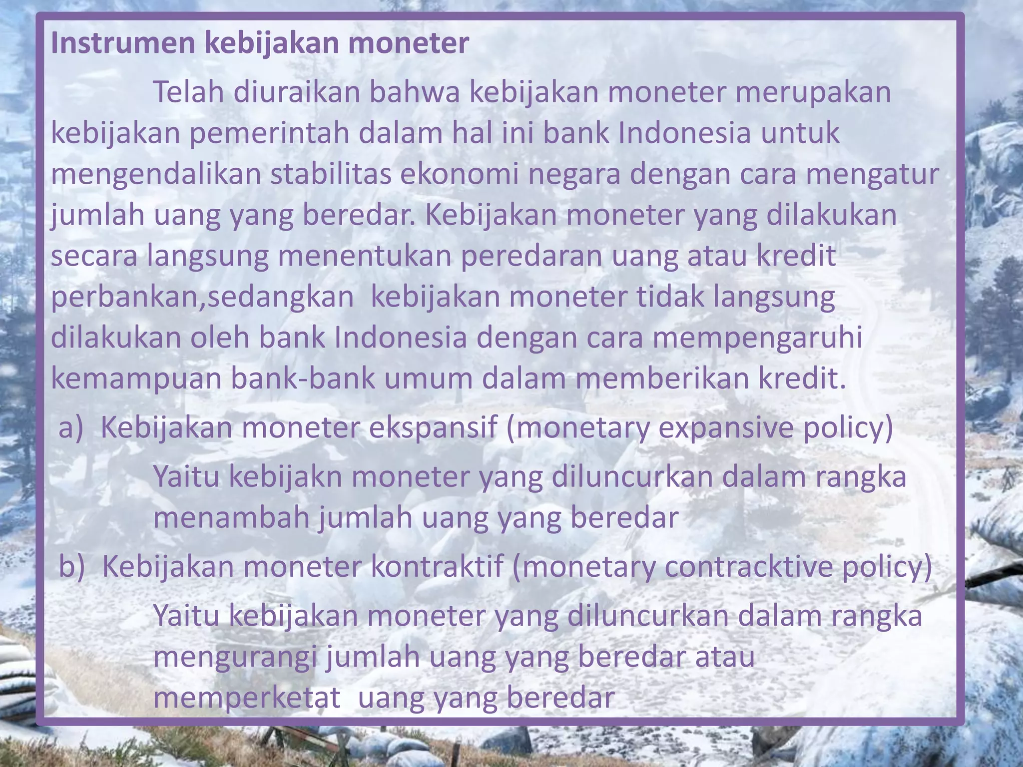 Kebijakan moneter dan fiskal | PPTX