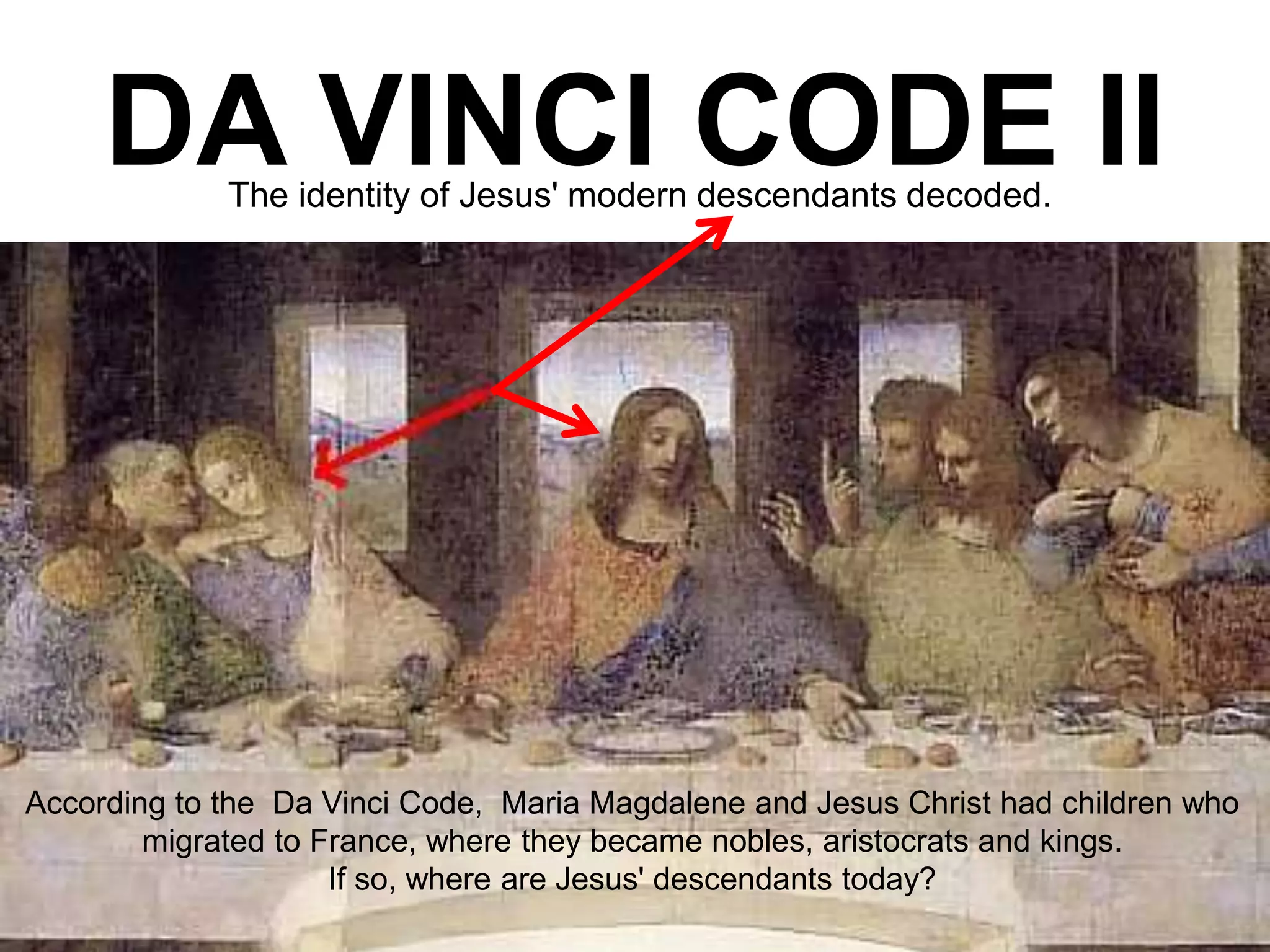 Mandela, Jesus and the Da Vinci Code | PPTX