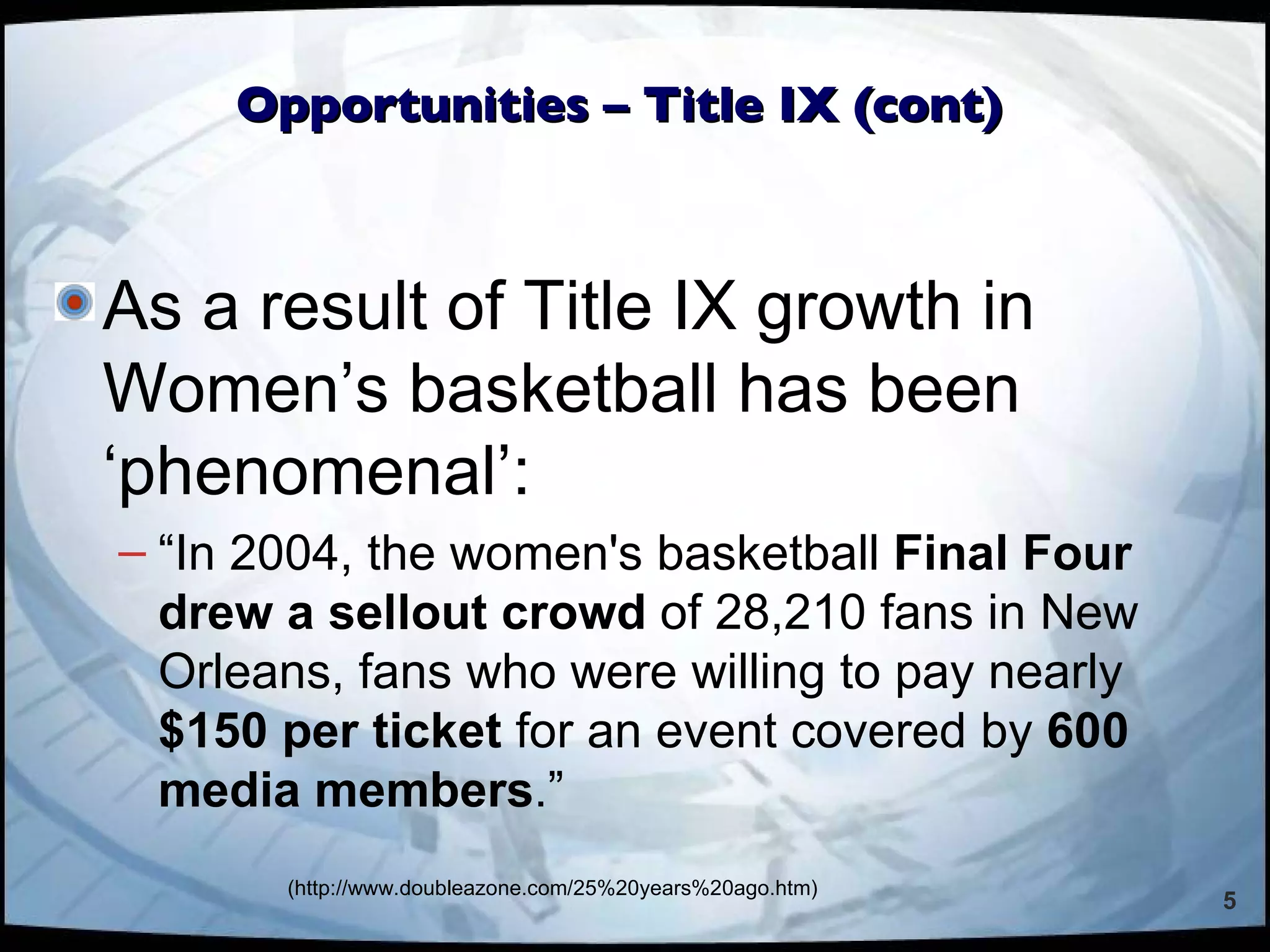WNBA slides- Nick | PPT