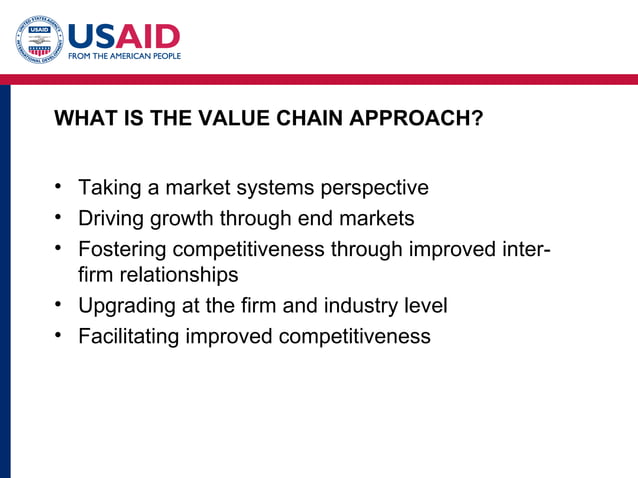 Value Chains & Livelihoods: What's the difference and why should we care? | PPT