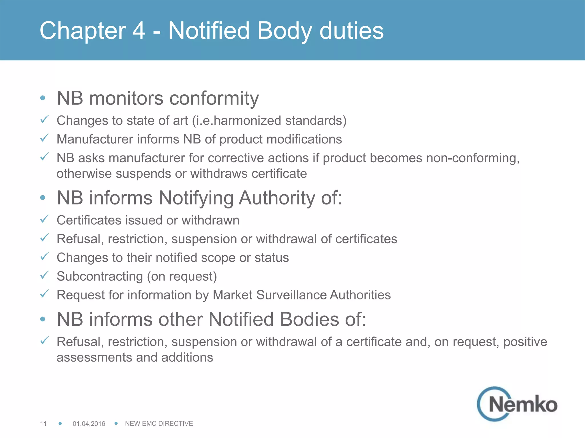 New EMC directive (2014/30/UE) | PPTX | Technology & Computing