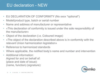 New EMC directive (2014/30/UE) | PPTX | Technology & Computing