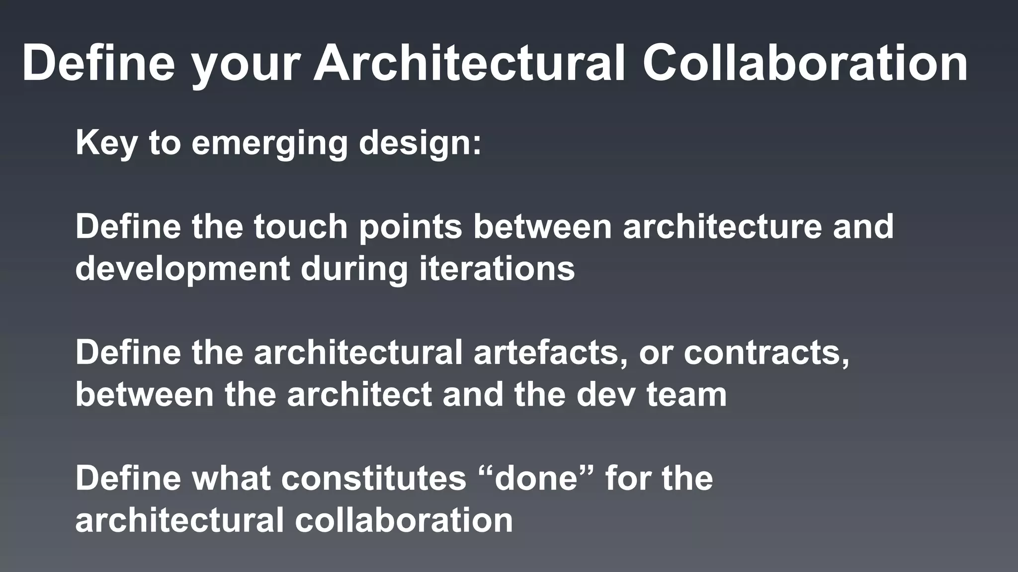 Agile Architecture Belfast Software Architecture User Group | PPTX