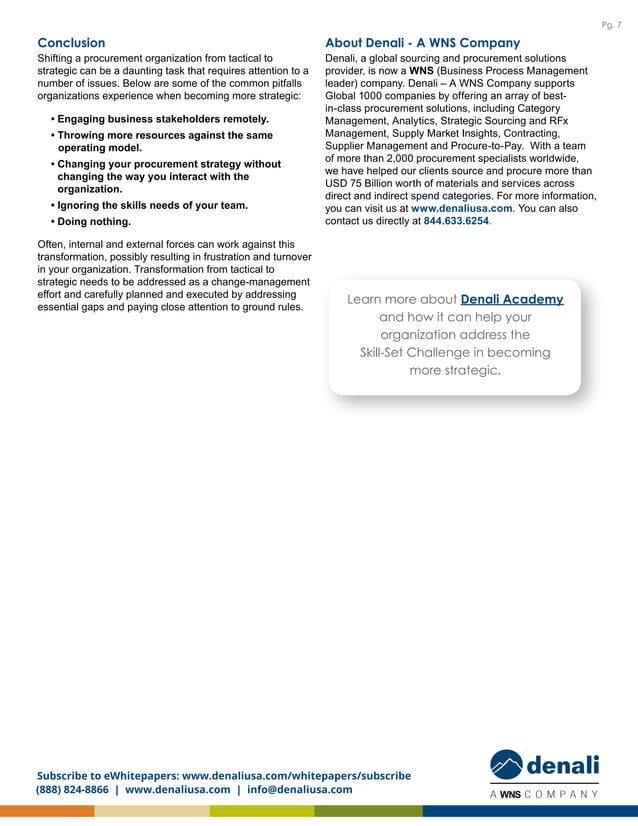 Contracting Services | WNS Denali | PDF | Business | Business and Finance